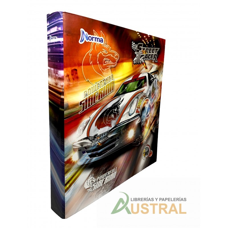 Carpeta Norma durabook argollada - Librería y Papelería Austral