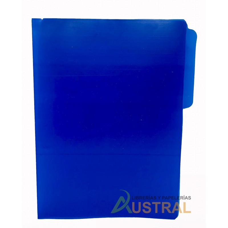 Carpeta plástica 1 color - Librería y Papelería Austral