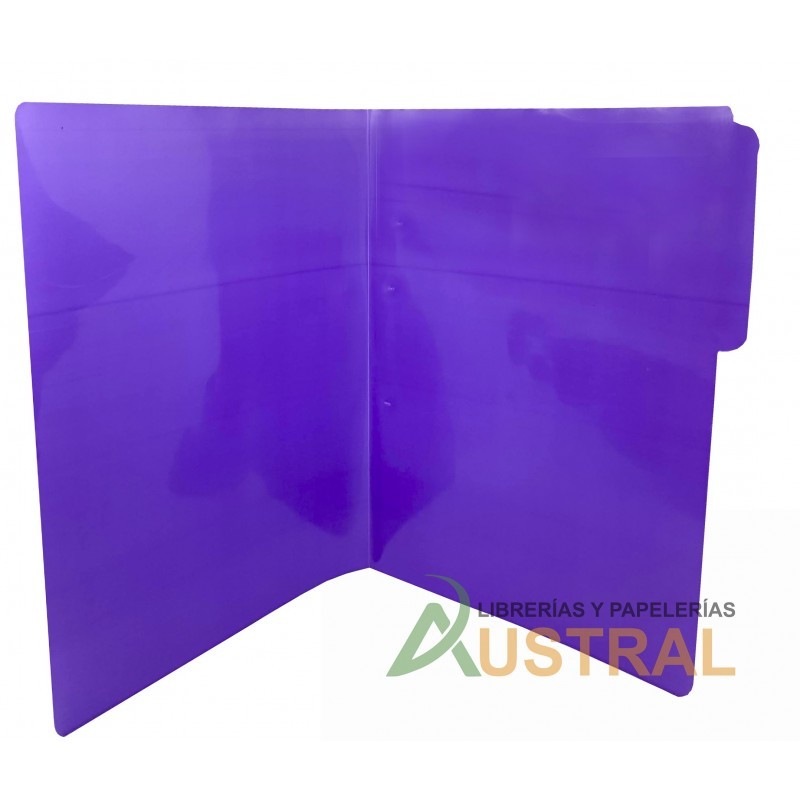 Carpeta plástica 1 color - Librería y Papelería Austral