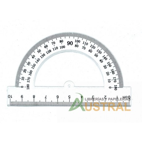 Graduador 180° 10cm ref CF005 - Librería y Papelería Austral