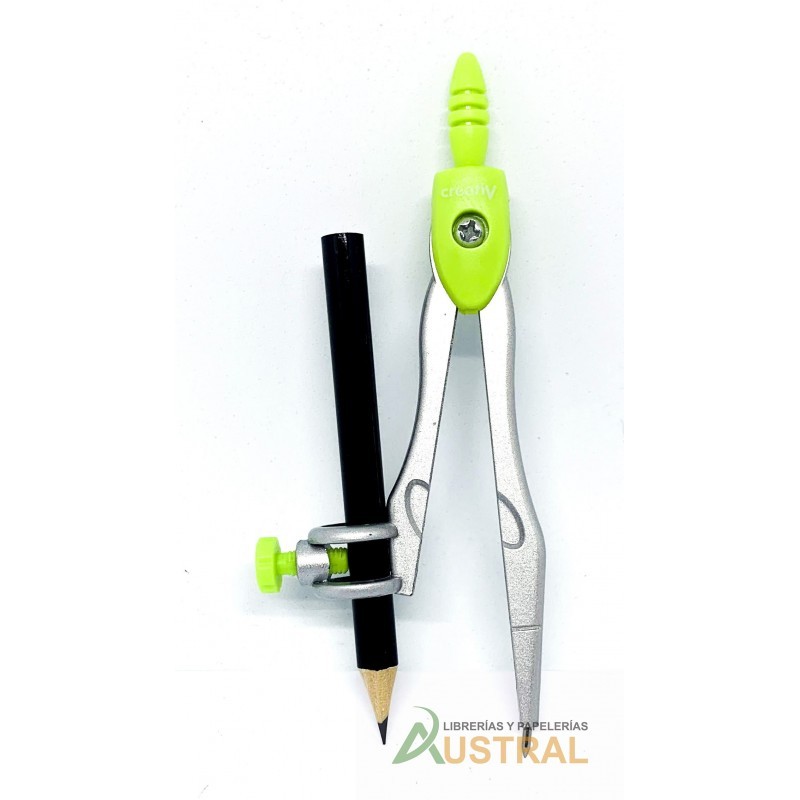 Compás Creative para lápiz marcador sacapunta CS08 - Librería y ...