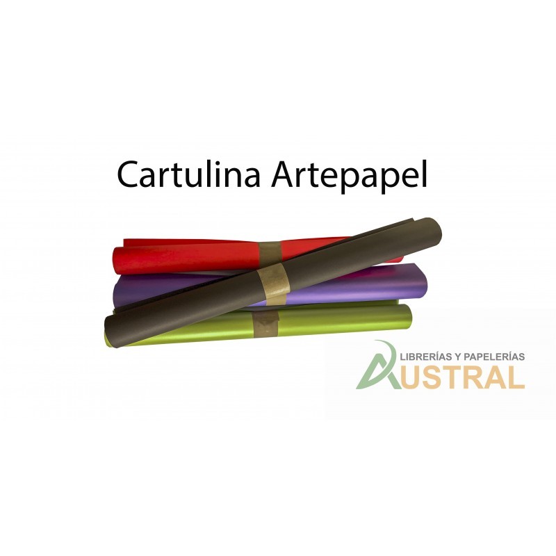 Cartulina Artepapel A4/Pliegos - Librería y Papelería Austral