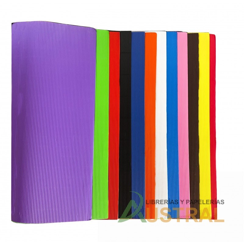 Cartulina Corrugada pliego - Librería y Papelería Austral