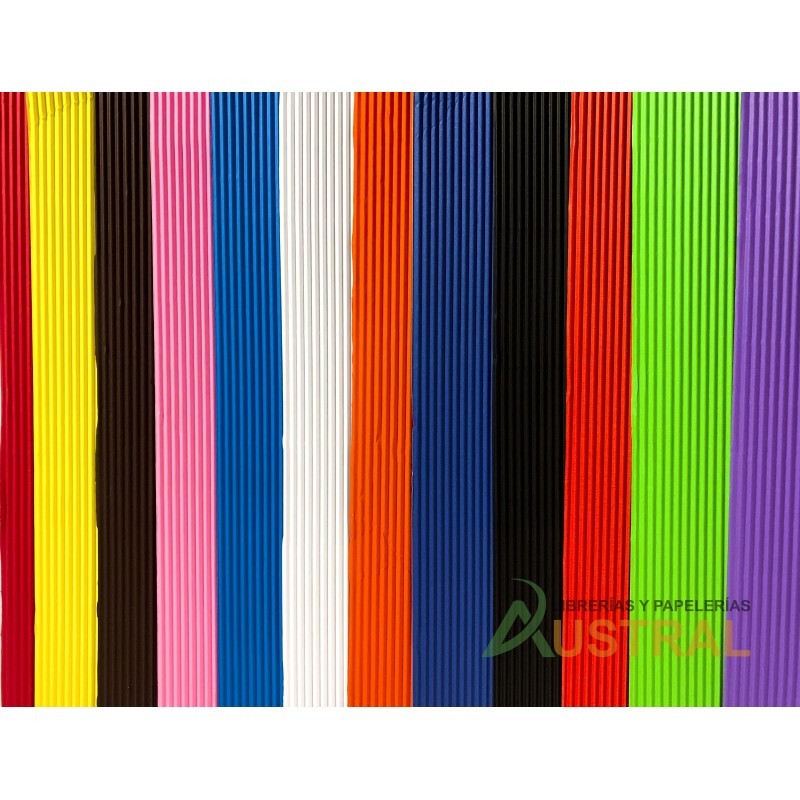 Cartulina Corrugada pliego - Librería y Papelería Austral