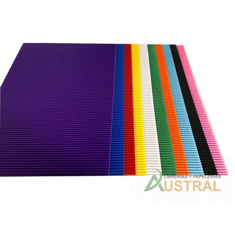 Cartulina Corrugada A4 x 10c Lancer - Librería y Papelería Austral