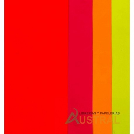 Cartulina Fosforecente pliego 50x65 - Librería y Papelería Austral